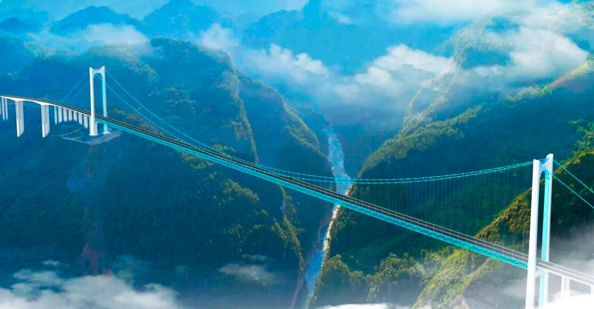 Huajiang Grand Canyon Bridge: World's Tallest Bridge, China